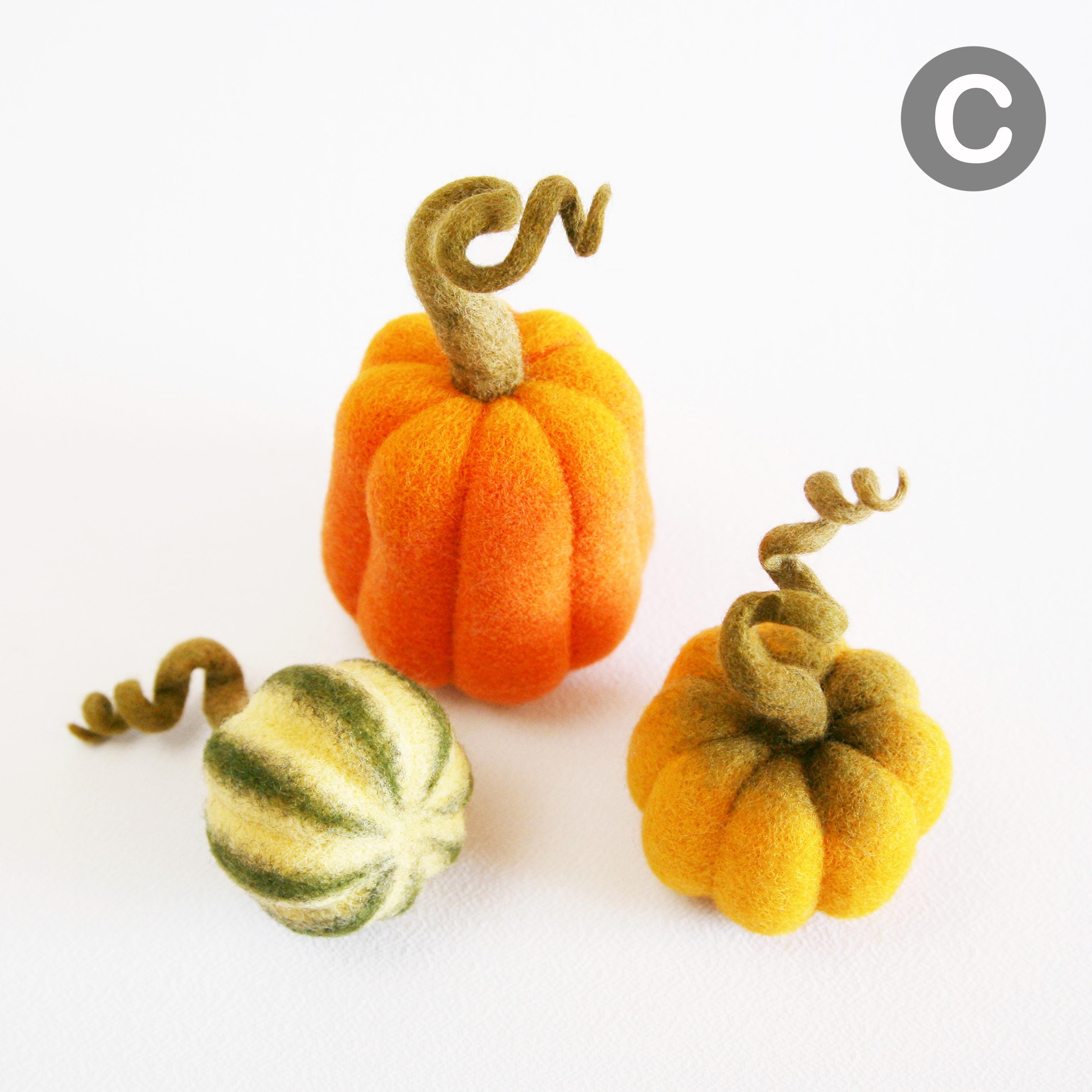 Needle Felted Wool Pumpkins, Fall Halloween Decor - Etsy
