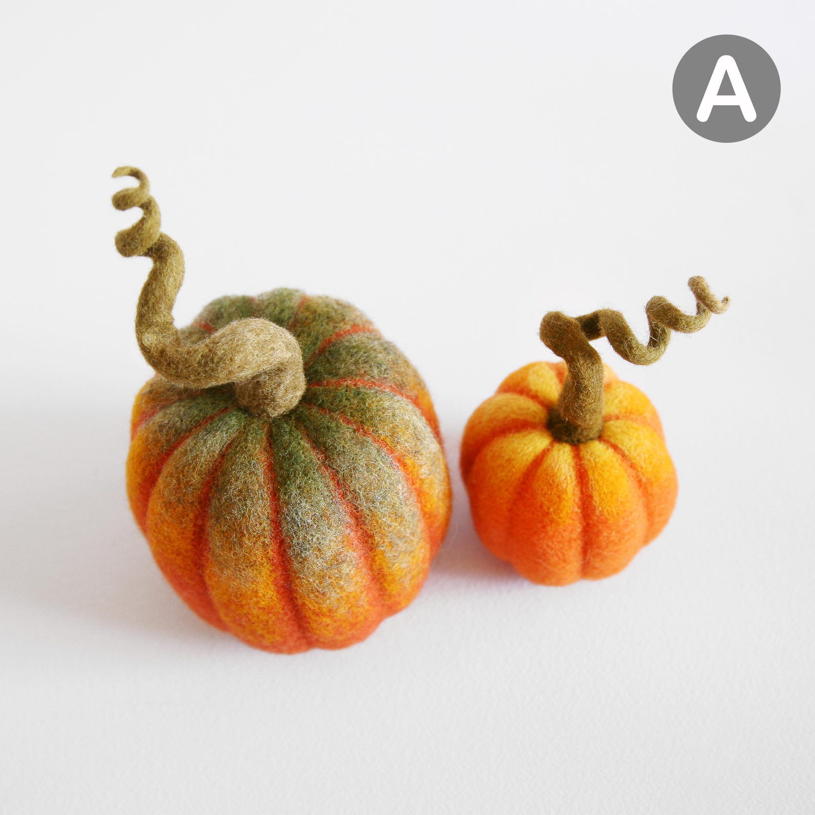 Needle Felted Wool Pumpkins, Fall Halloween Decor - Etsy