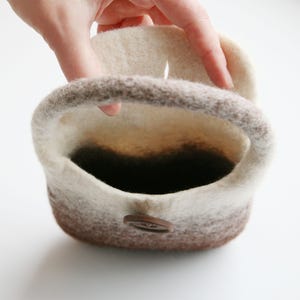 Felted Bag, Felted Bags, Bags for Women, Felt Bag, Natural Sheep Wool ...