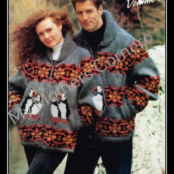 Puffin Knitting Pattern - Etsy