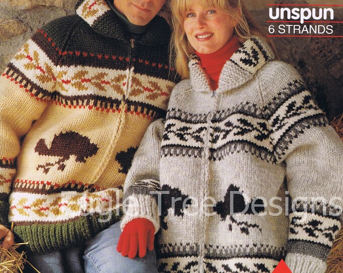 Beaver,1269, Pdf Pattern, Cowichan Style, Vintage, White Buffalo,true ...