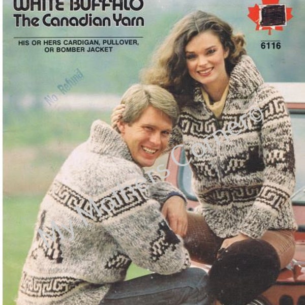 White Buffalo Knitting Pattern - Etsy