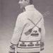 Chieftan Curling Sweater, Pdf Pattern, Cowichan Style, Vintage, White ...