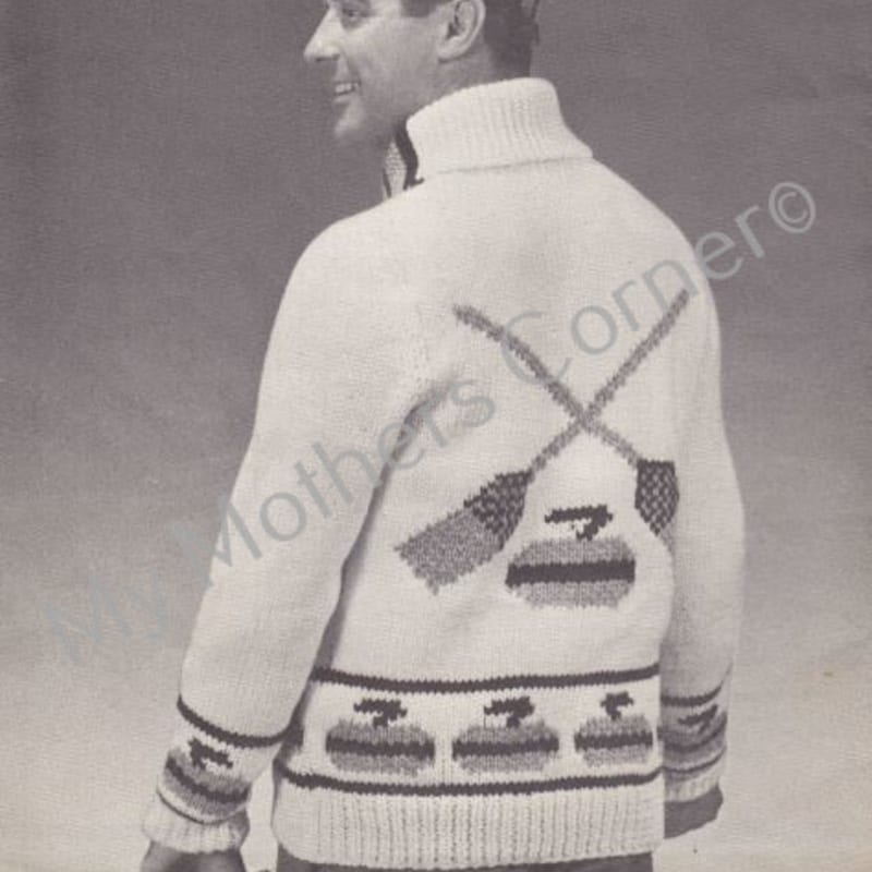 Curling Sweater - Etsy