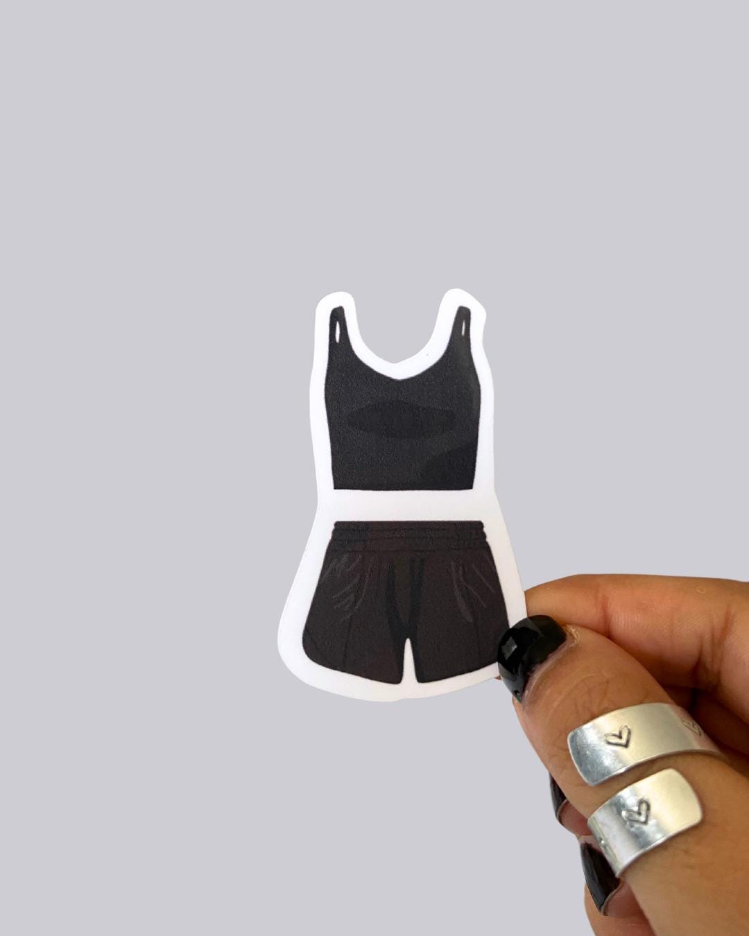 Workout Outfit Waterproof Sticker | Fitness Aesthetic Magnet | Fitness ...