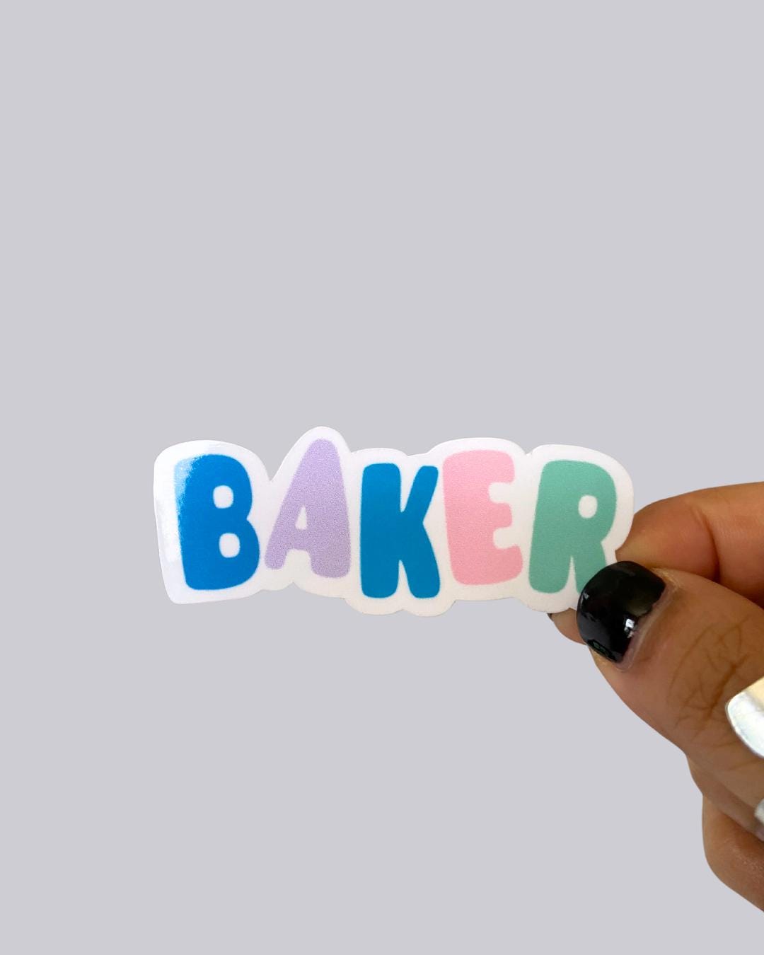 Baker Waterproof Sticker | Colorful Baking Magnet | Waterproof Vinyl ...