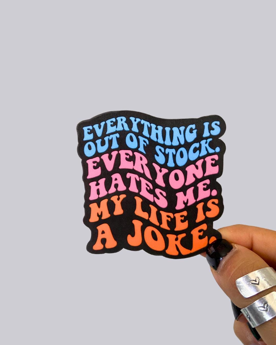 My Life is A Joke Waterproof Sticker / Magnet - Etsy