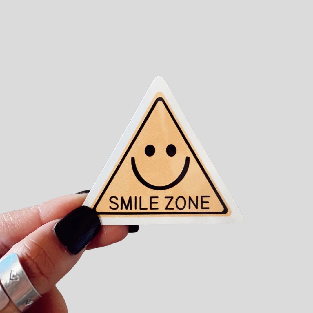 Smile Zone Waterproof Sticker Magnet - Etsy