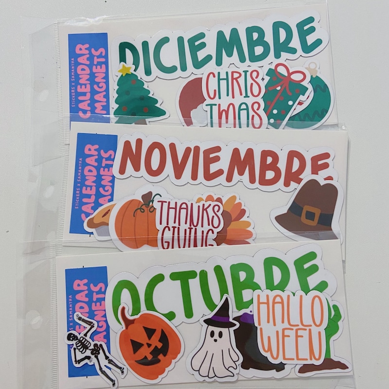 September Stickers - Etsy