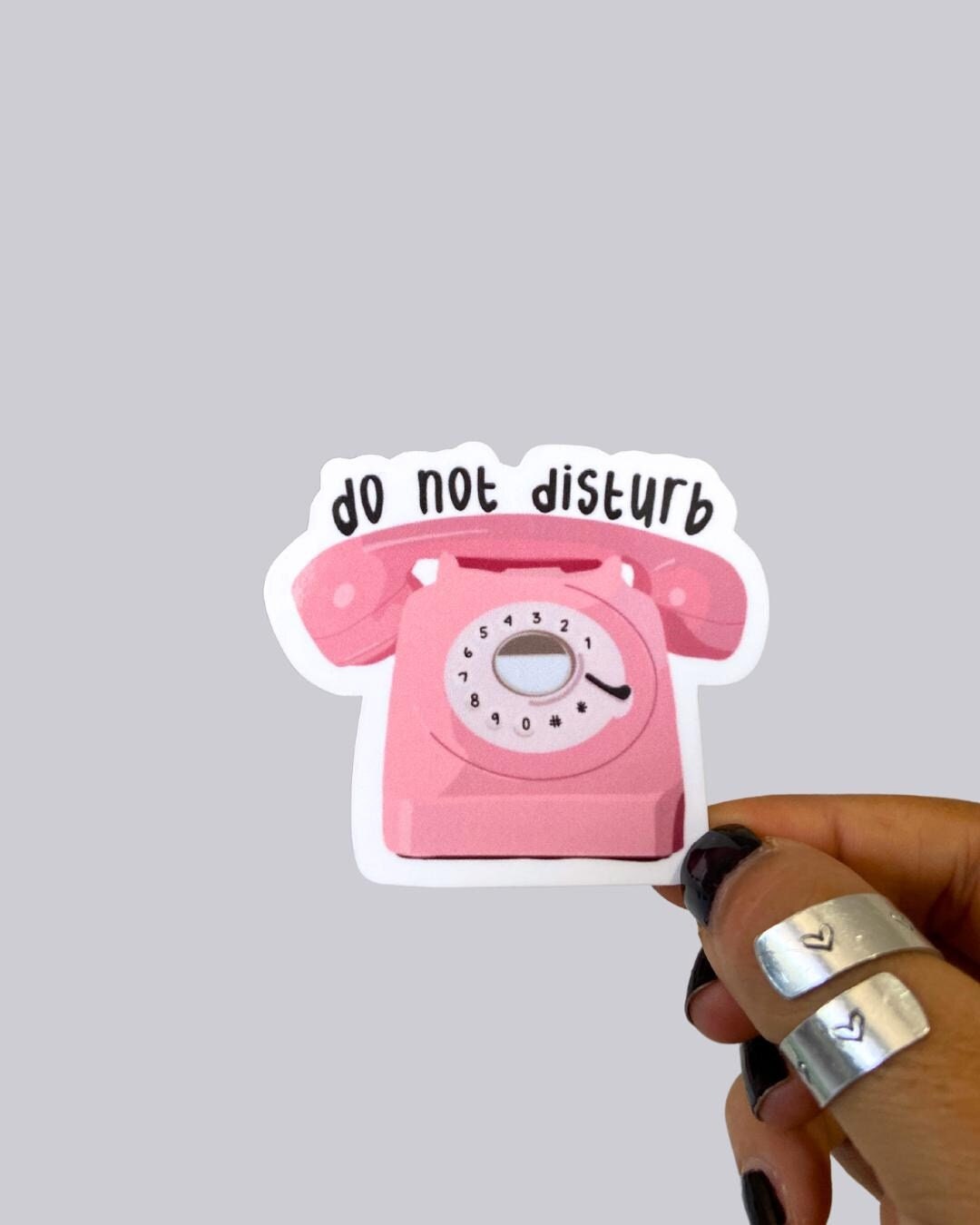 Do Not Disturb Phone Waterproof Sticker Magnet - Etsy