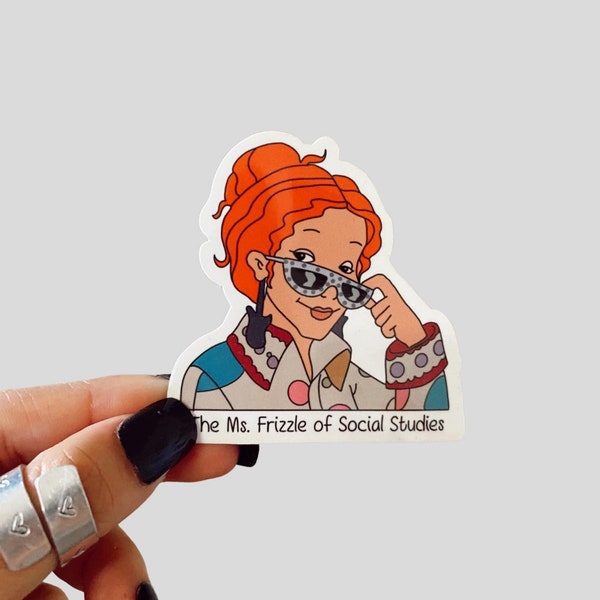 Ms Frizzle Sticker - Etsy