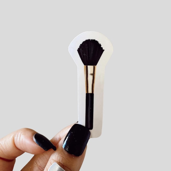 Makeup Brush Sticker - Etsy