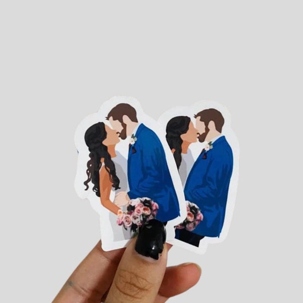 Custom Photo Drawing Sticker - Etsy