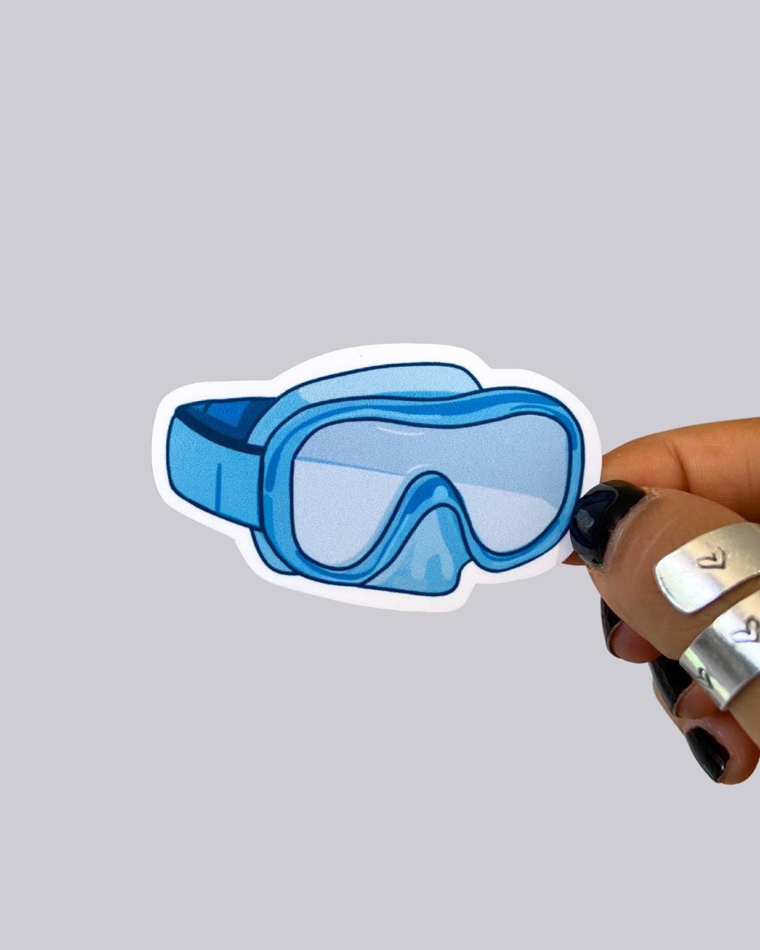 Scuba Mask Waterproof Sticker / Magnet | Water Sports Magnet | Scuba ...