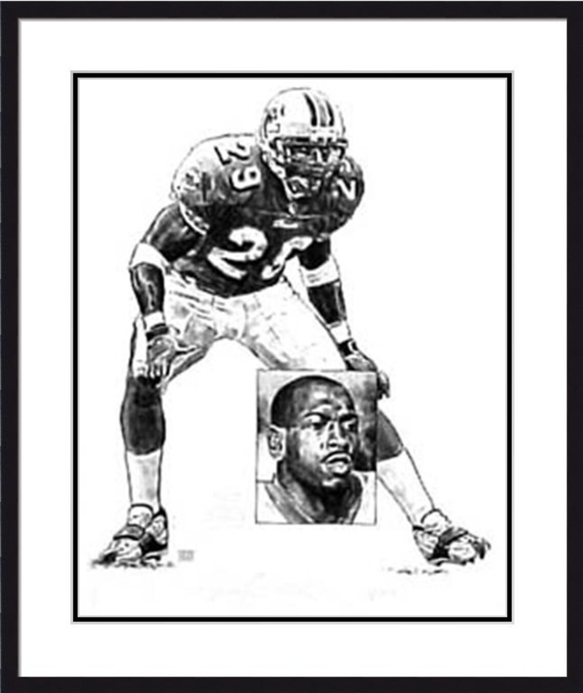 Sam Madison Miami Dolphins Lithograph Limited Edition Artwork | Etsy