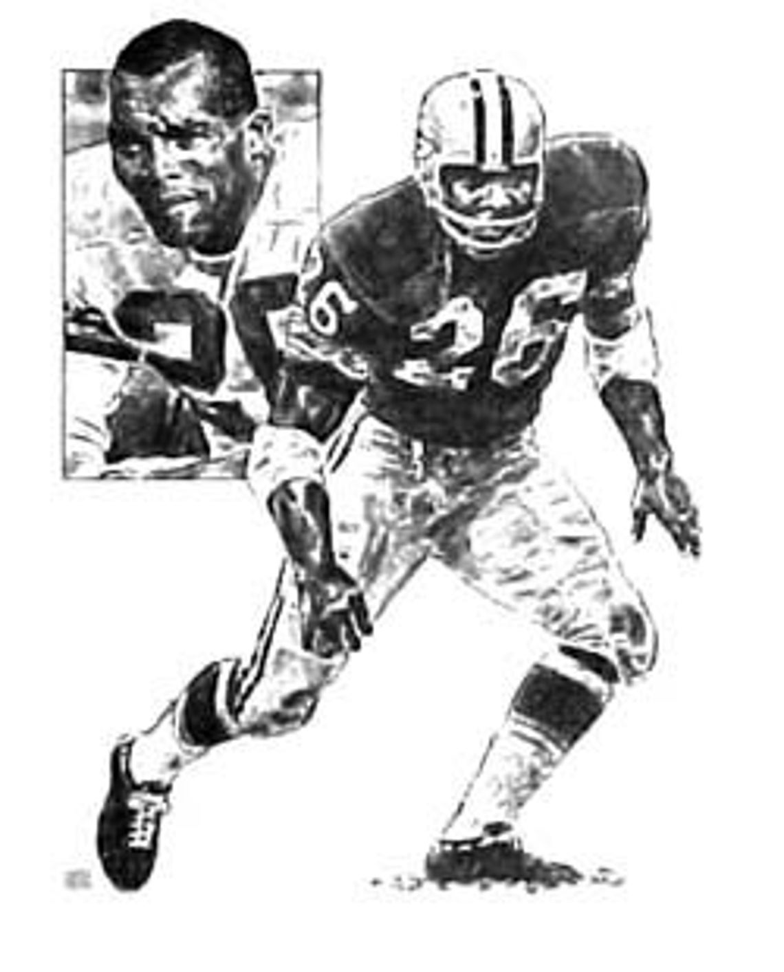 Herb Adderley Green Bay Packers Lithograph Limited Edition Artwork by ...