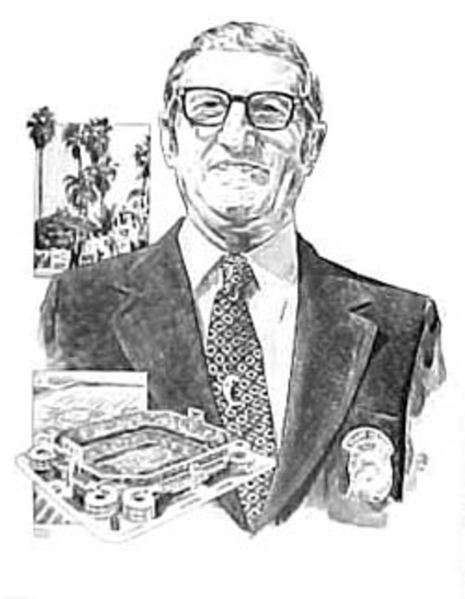 Joe Robbie Miami Dolphins Lithograph Limited Edition Artwork by Michael ...