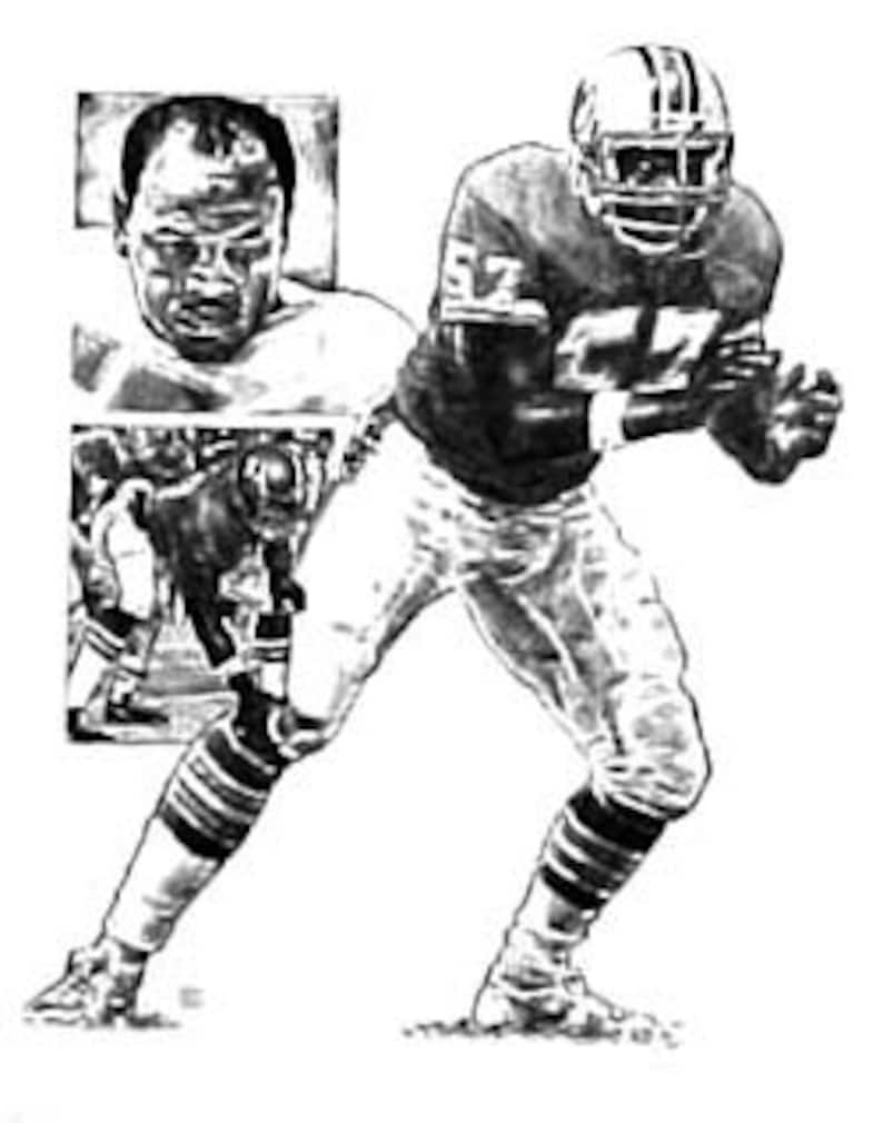 Dwight Stephenson Miami Dolphins Lithograph Limited Edition Artwork by ...