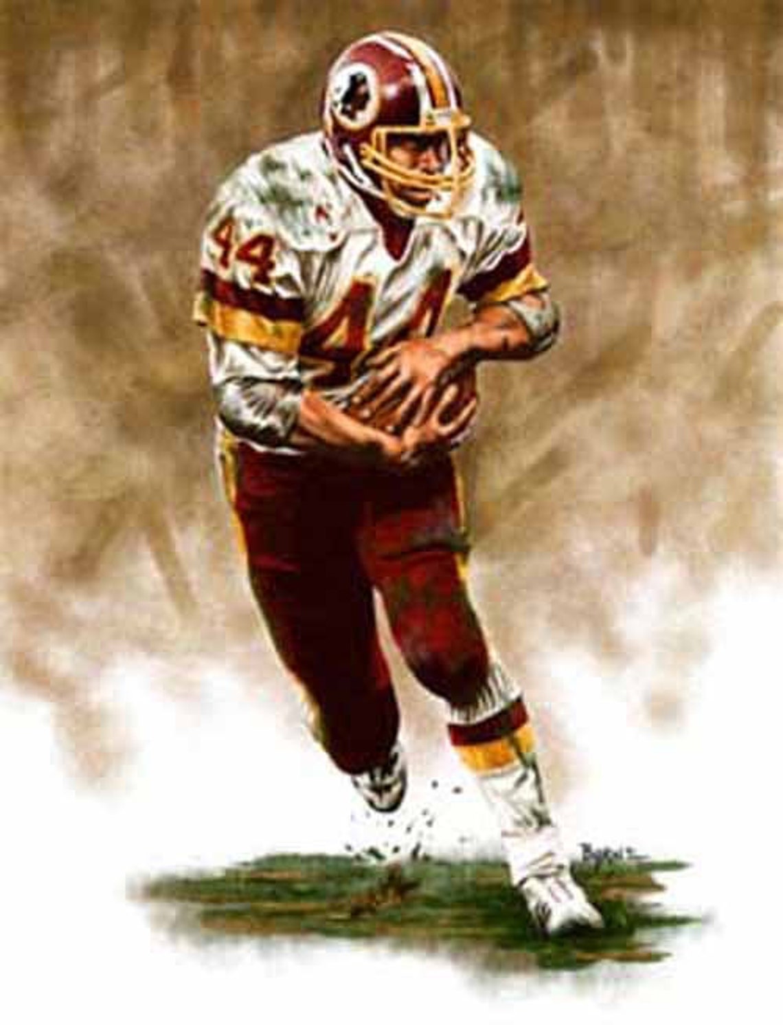 John Riggins Limited Edition Giclee By James Byrne | Etsy