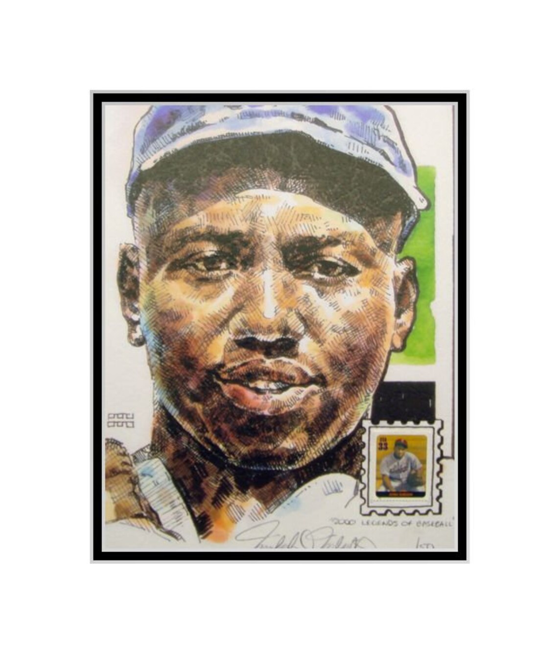 Josh Gibson Homestead Grays Limited Edition Print by Michael Mellett ...