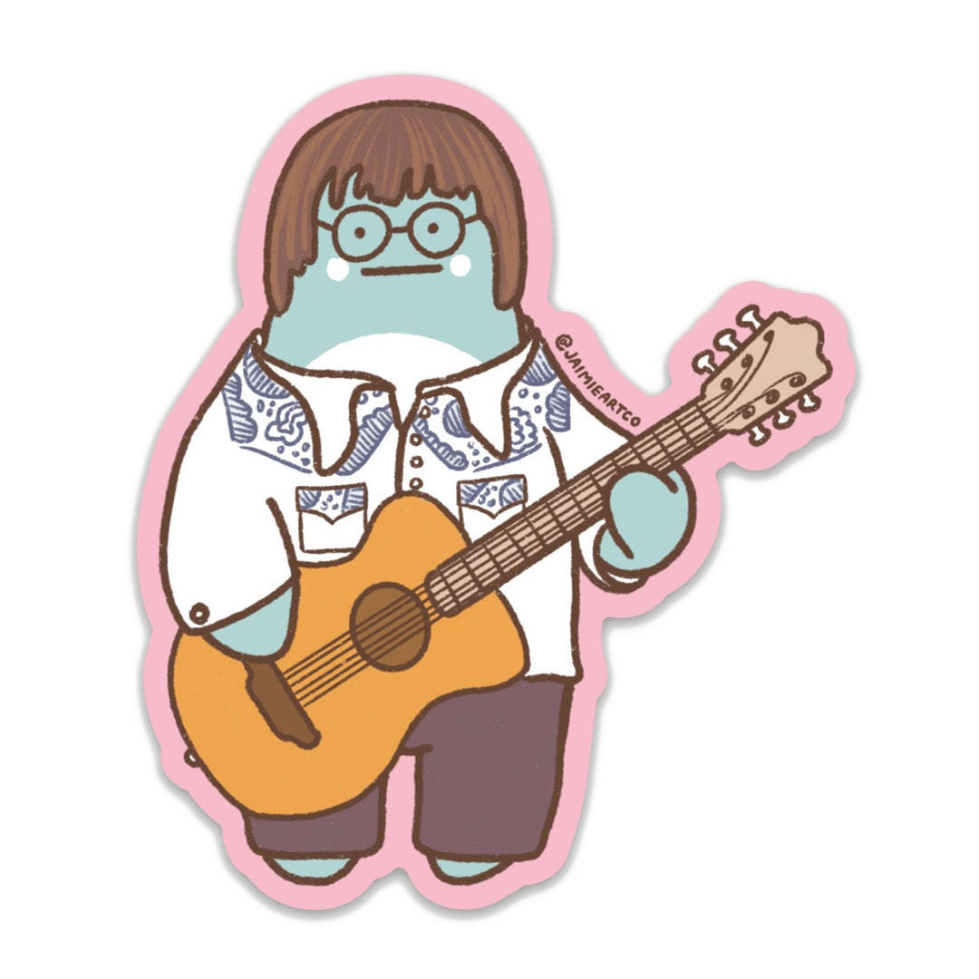 John Denver Sticker for Water Bottle Cute Sticker John Denver Fan Gift ...