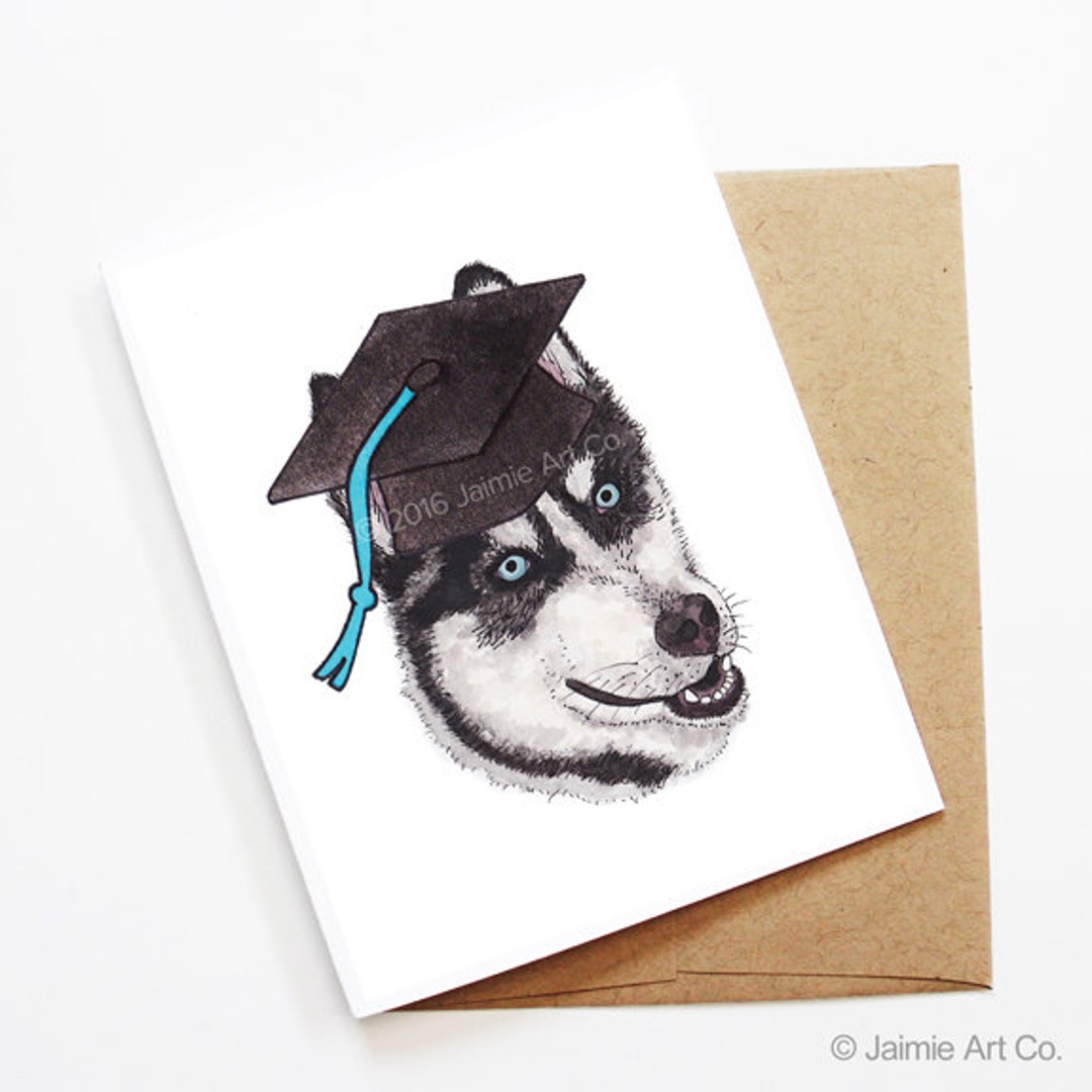 Graduation Card - Husky, Grad Card, College Graduation, High School ...