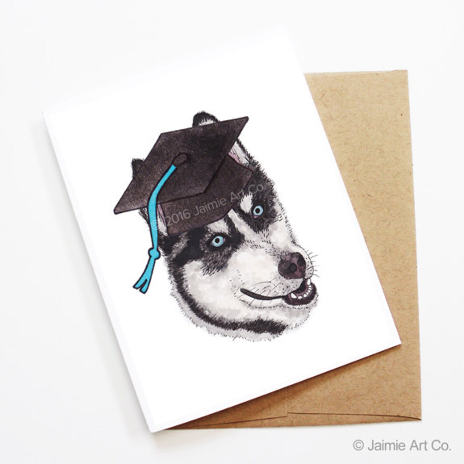 Graduation Card Husky Grad Card College Graduation High - Etsy