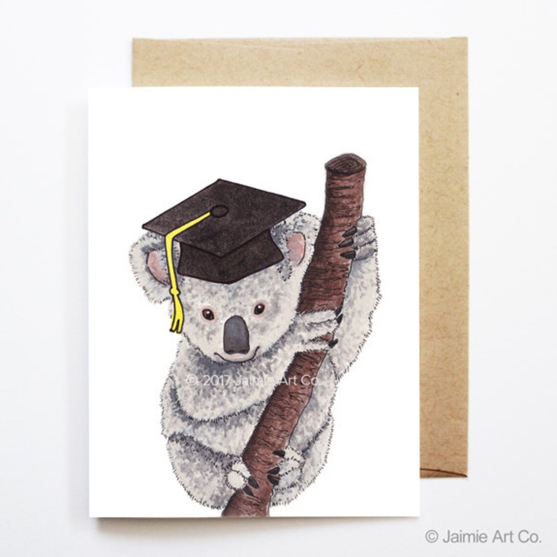 Graduation Card Koala Grad Card College Graduation High | Etsy