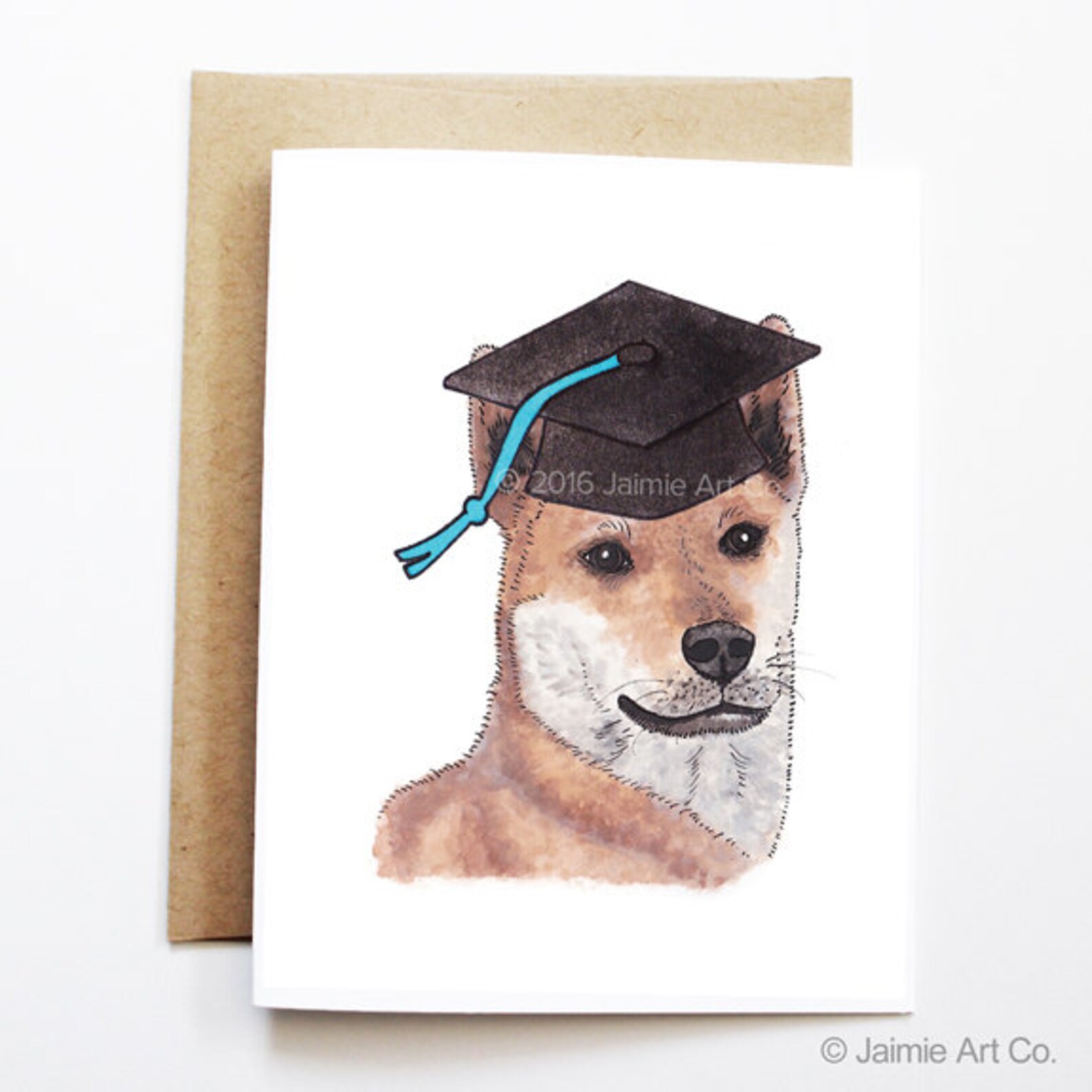 Graduation Card - Korean Jindo, Grad Card, College Graduation, High ...