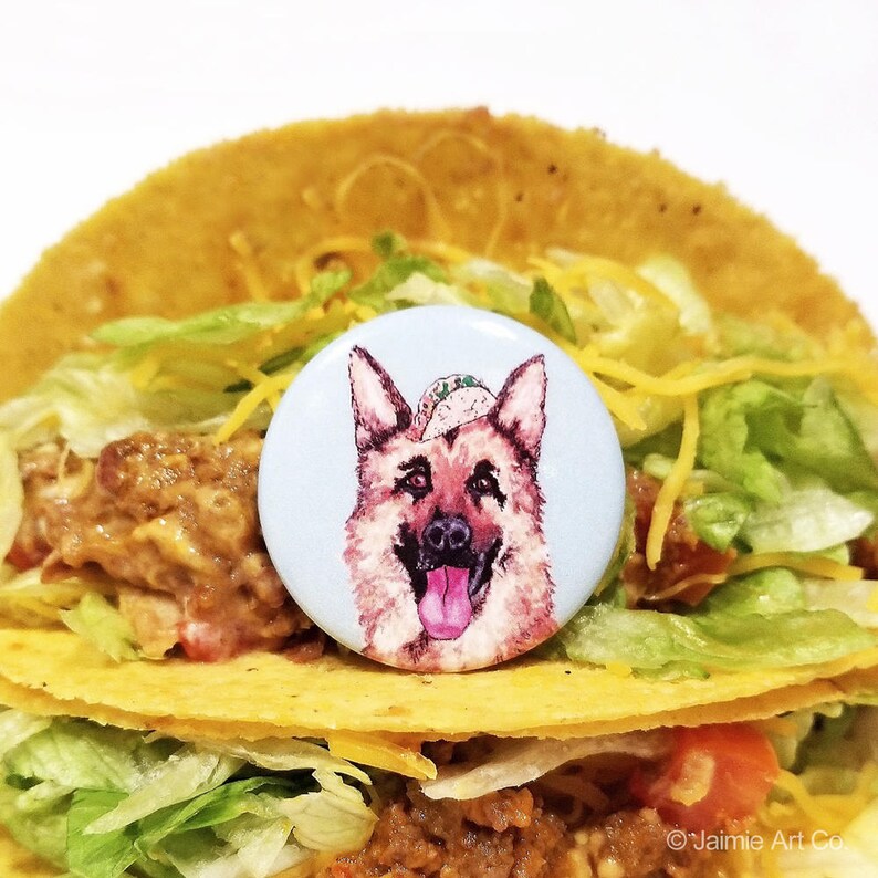 Dog Pin German Shepherd German Shepherd Button Dog Button | Etsy