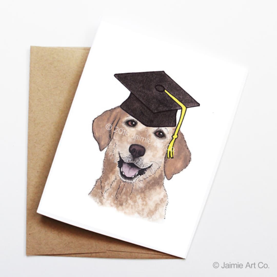 Graduation Card - Lab, Grad Card, College Graduation, High School Grad ...