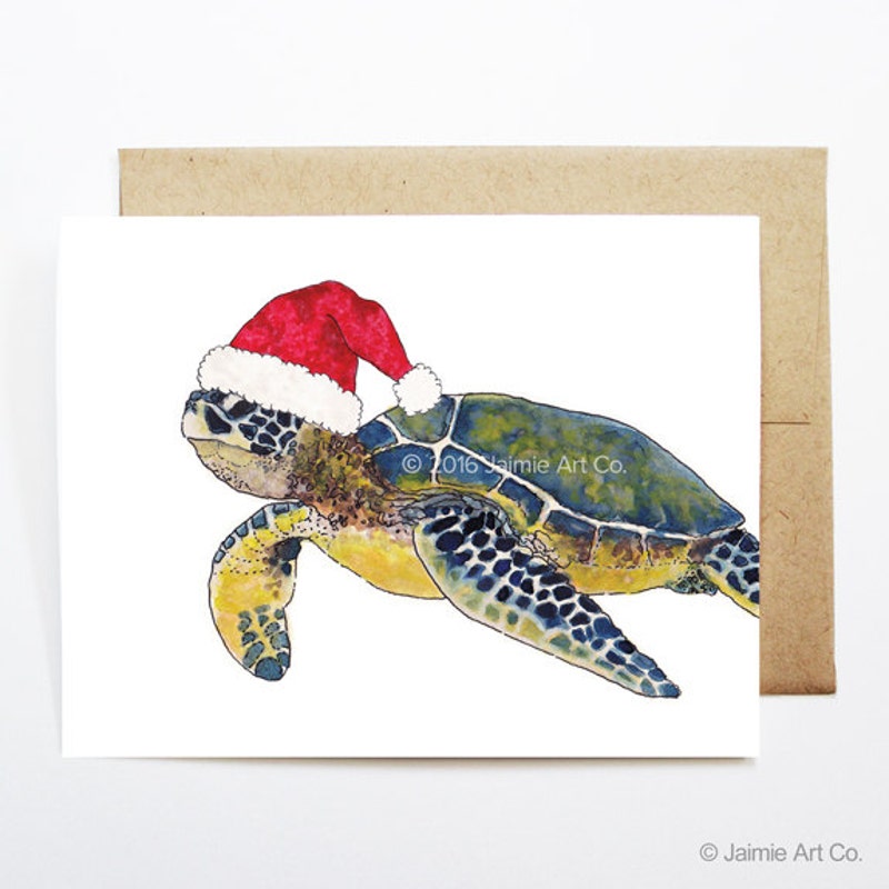 Turtle Card - Etsy