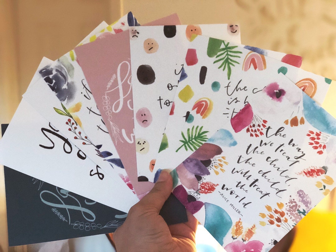 Fawnly 5x7 Mystery Postcard 10 Pack - Etsy