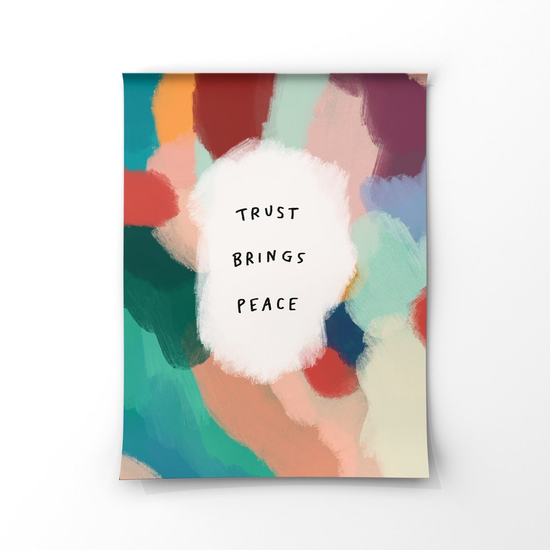 Trust Brings Peace 8x10 Fine Art Print FRAME NOT INCLUDED - Etsy