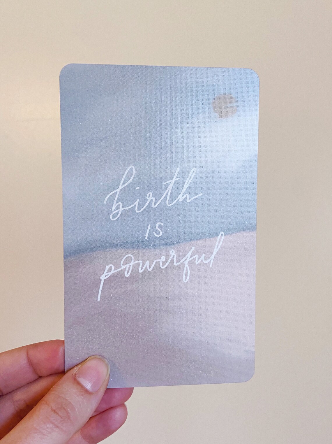 Large Christian Birth Affirmation Cards - Etsy