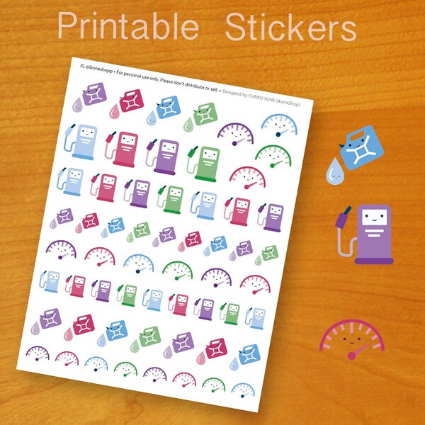 Gas Pump Sticker - Etsy