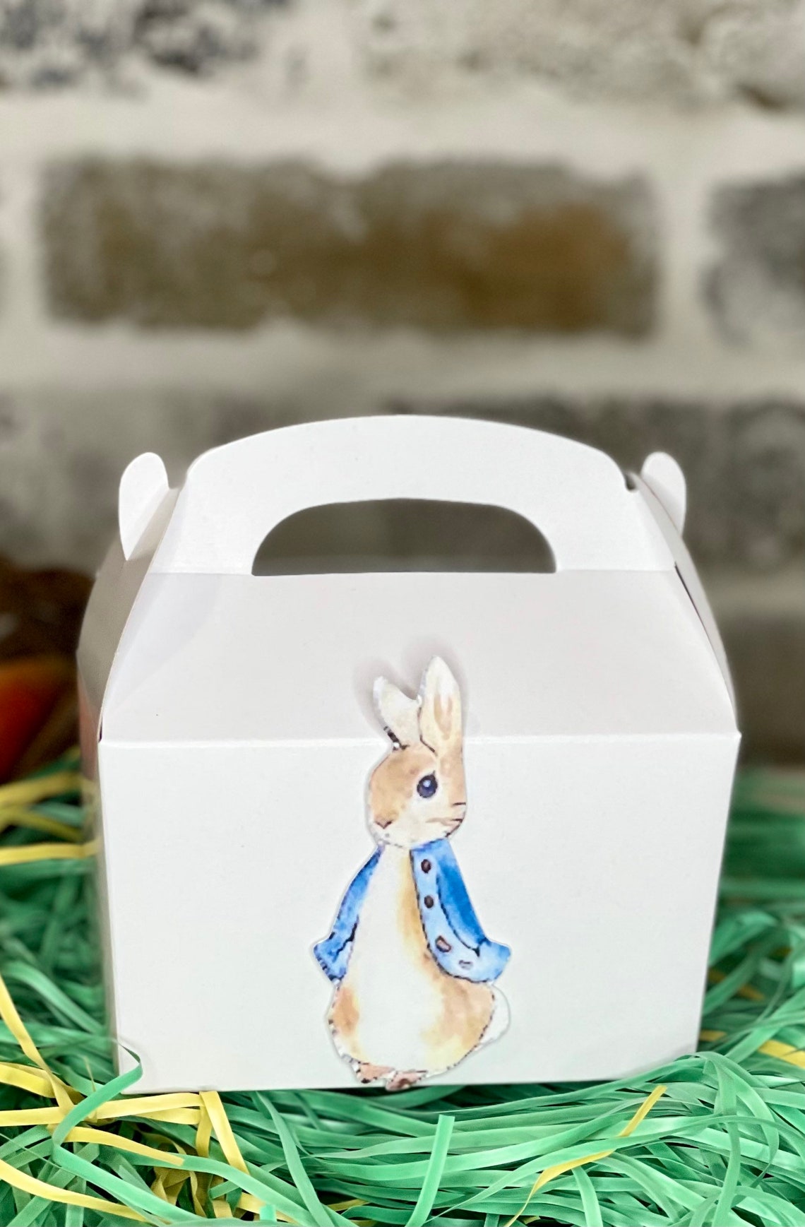 Peter the Rabbit Favors Bag• Peter the Rabbit Gable Box •bunny Favor ...