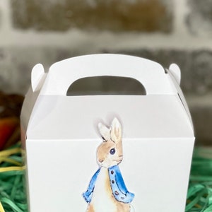 Peter the Rabbit Favors Bag• Peter the Rabbit Gable Box •bunny Favor ...
