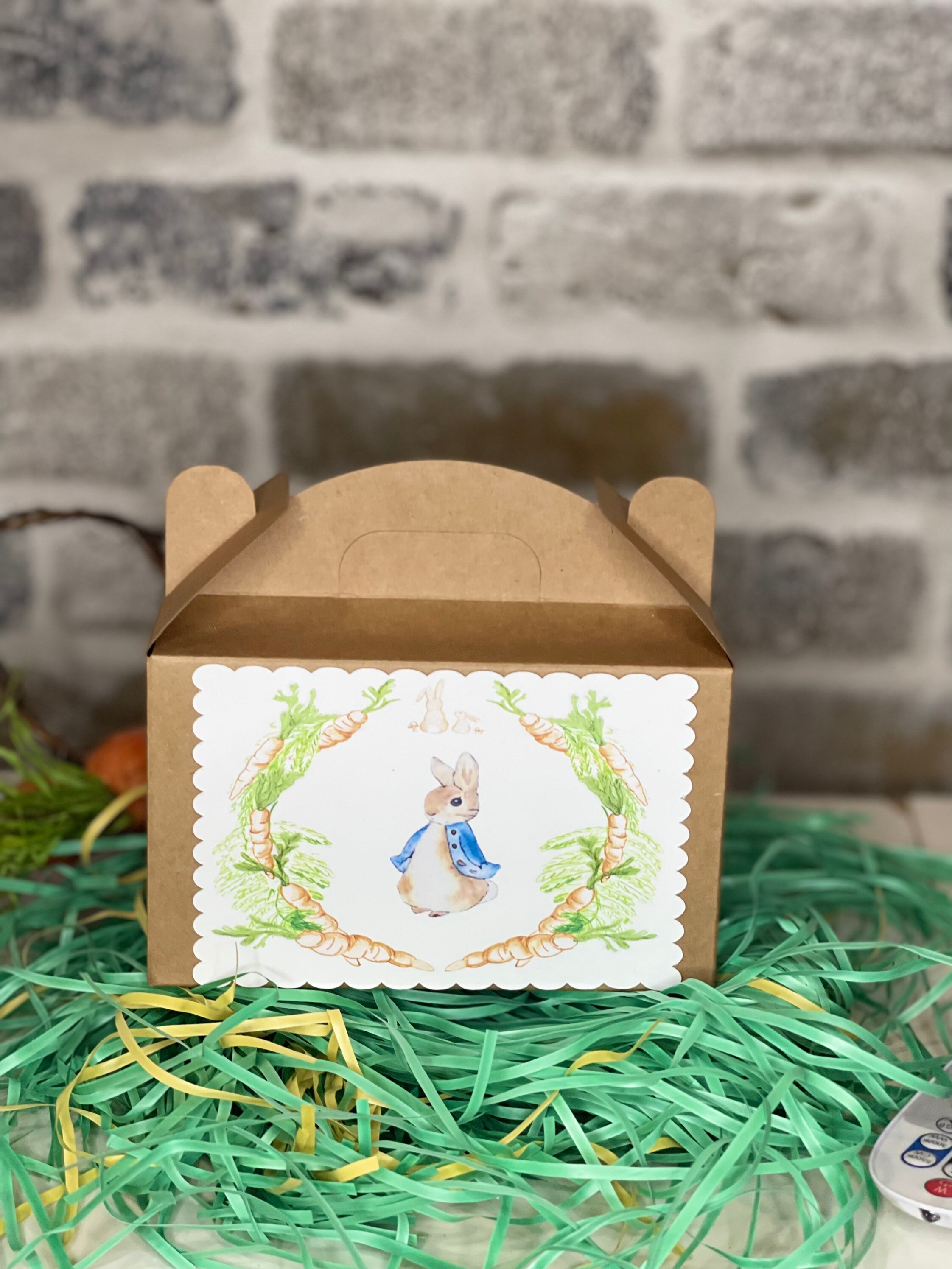 Bunny Gable Box• Bunny Favor Box • Peter the Rabbit Favor Box• Peter ...