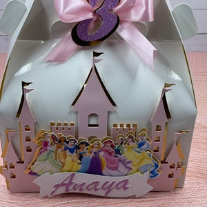 Princess Gable Box• Princess Favor Box • Princess Favor Boxes • Castle ...