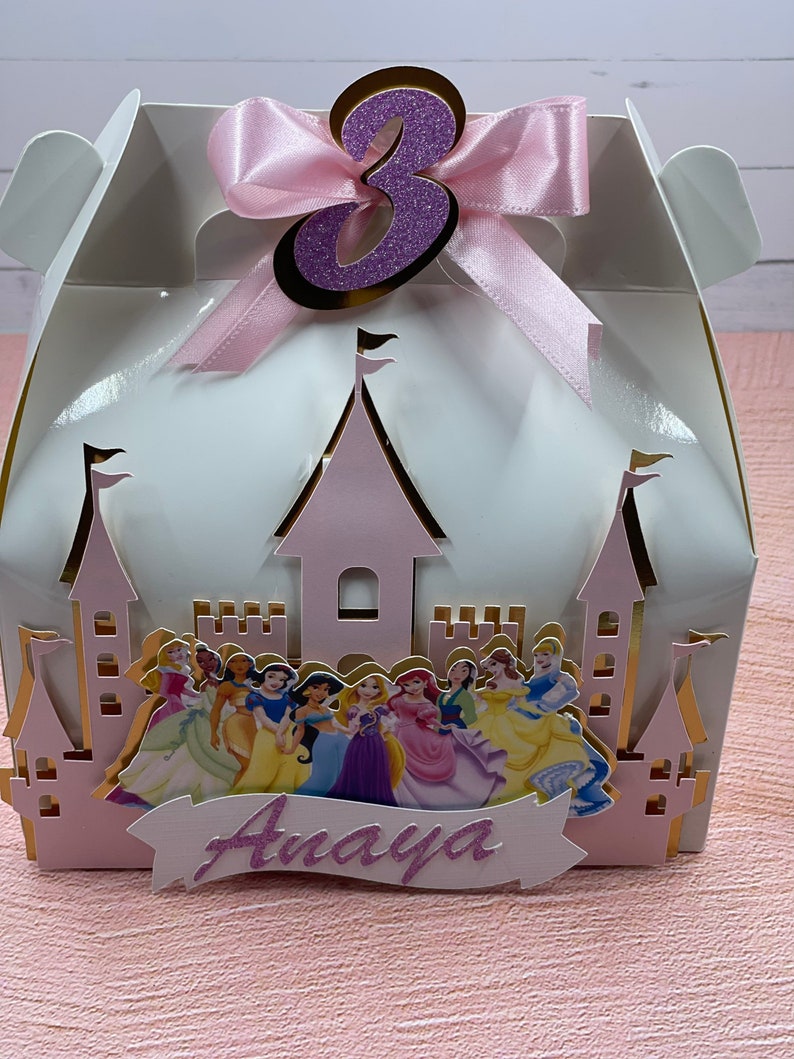 Princess Gable Box Princess Favor Box Princess Favor Boxes - Etsy