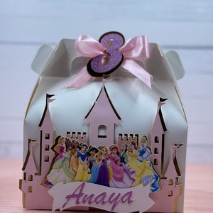 Princess Gable Box• Princess Favor Box • Princess Favor Boxes • Castle ...