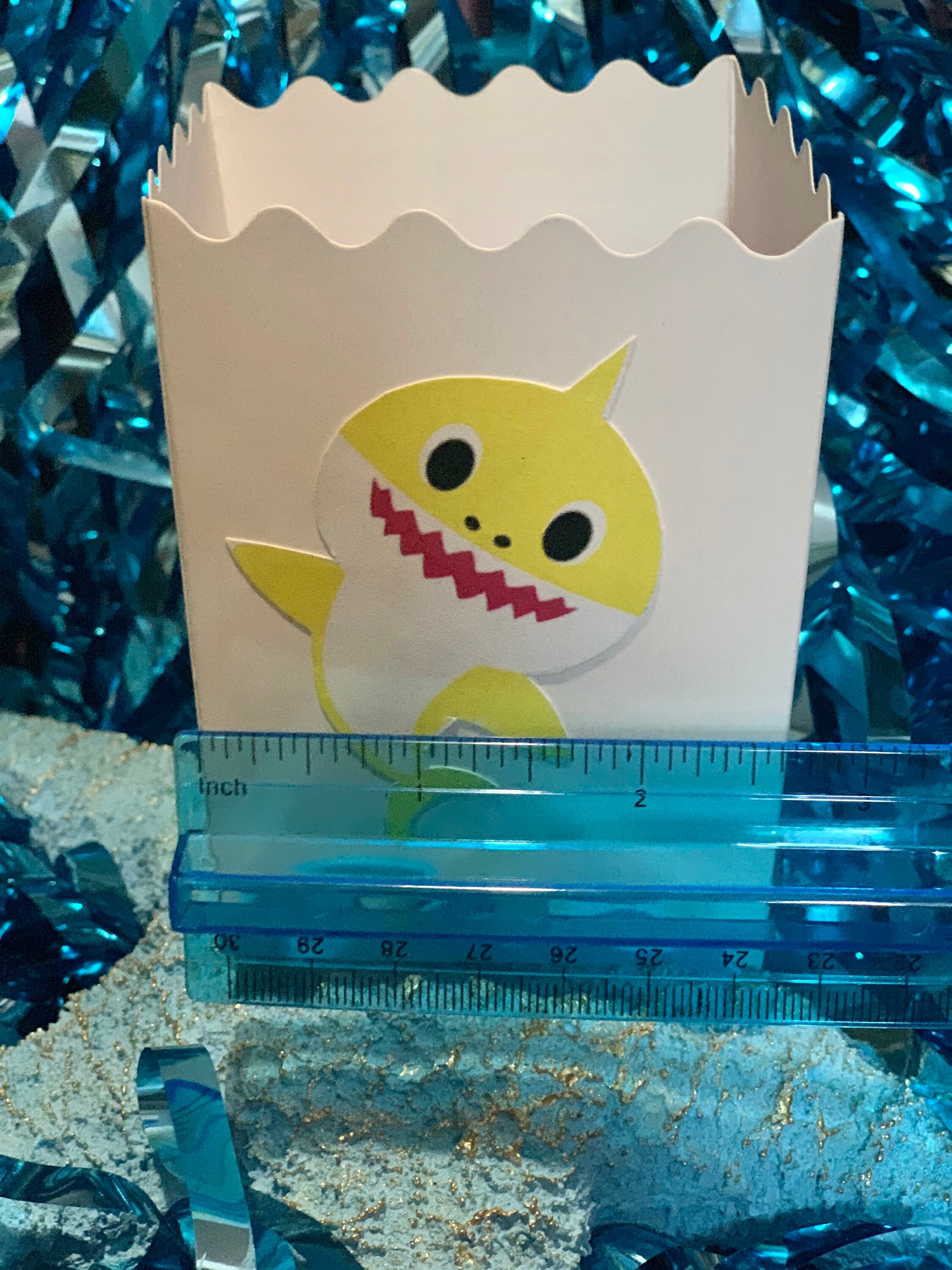Baby Shark Popcorn Box 12 Units Set / Candy Box / Custom | Etsy