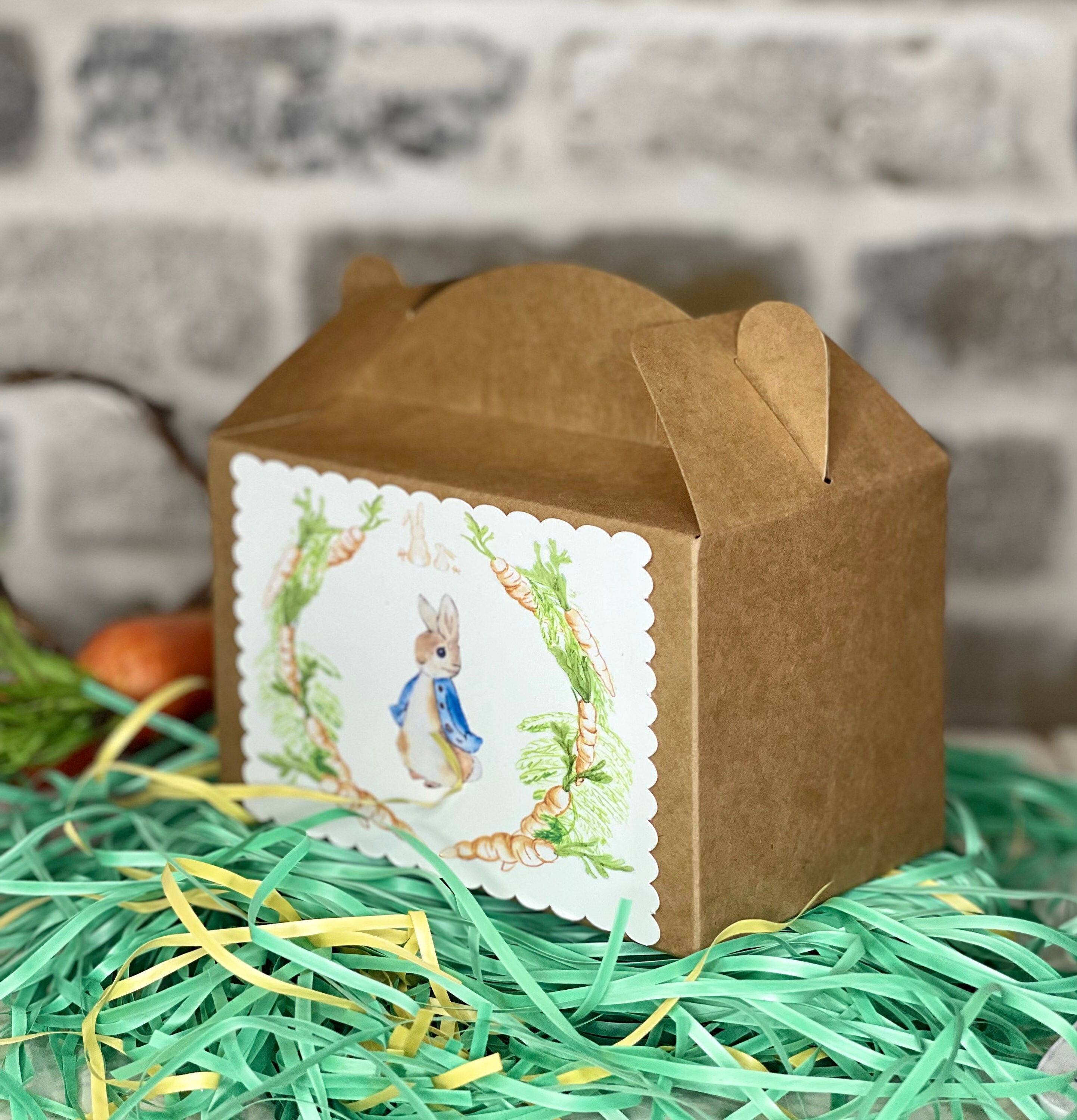 Bunny Gable Box• Bunny Favor Box • Peter the Rabbit Favor Box• Peter ...