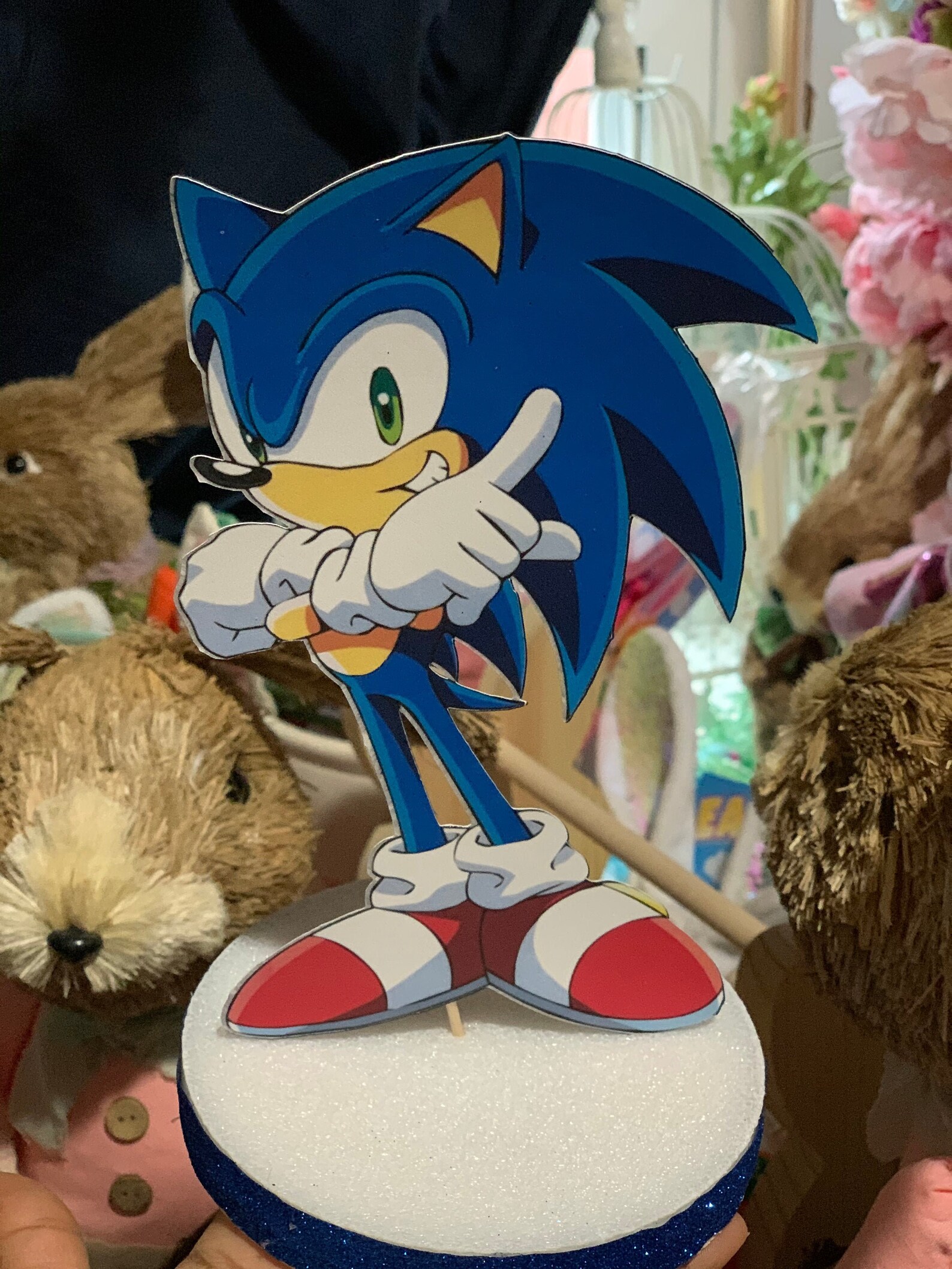 Sonic Centerpiece Sonic Decor Sonic Birthday Party Sonic - Etsy
