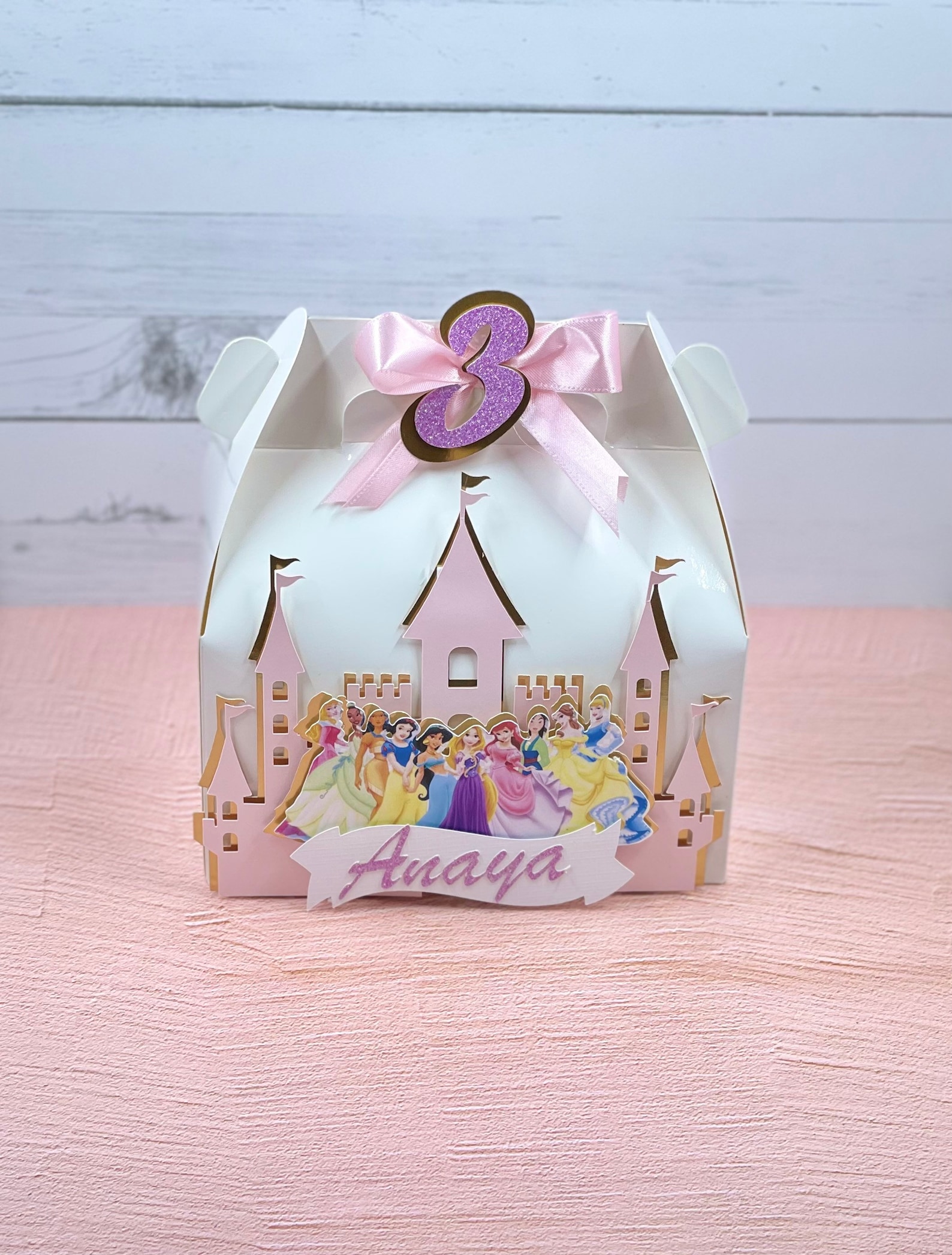 Princess Gable Box Princess Favor Box Princess Favor Boxes - Etsy