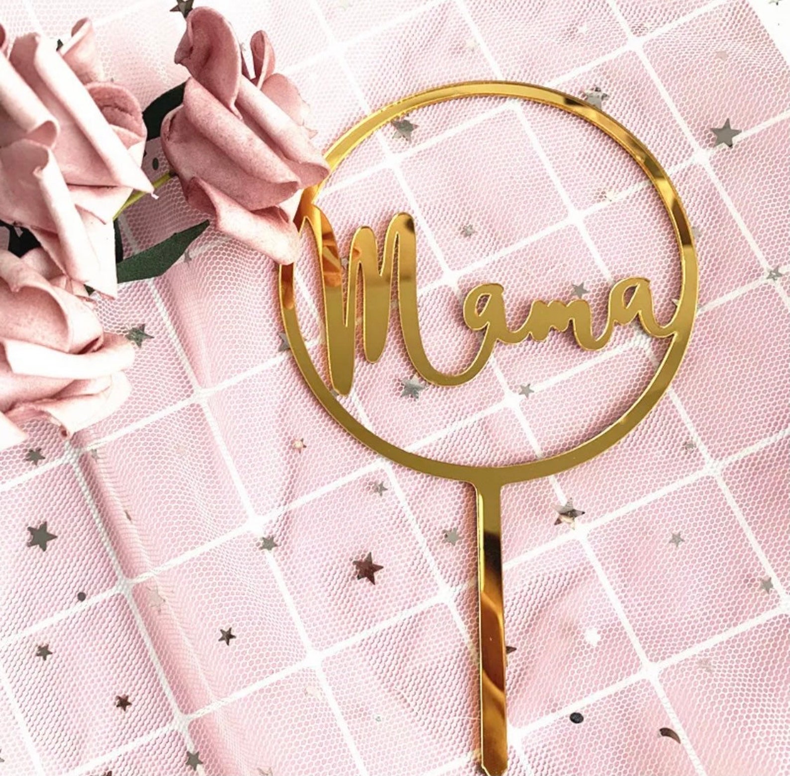 Mama Cake Topper • Mama Acrylic Cake Topper•mom Cake Topper • Mom ...