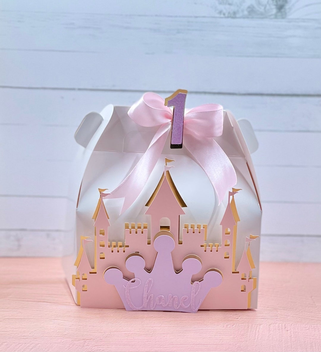 Princess Gable Box• Princess Favor Box • Princess Favor Boxes • Castle ...