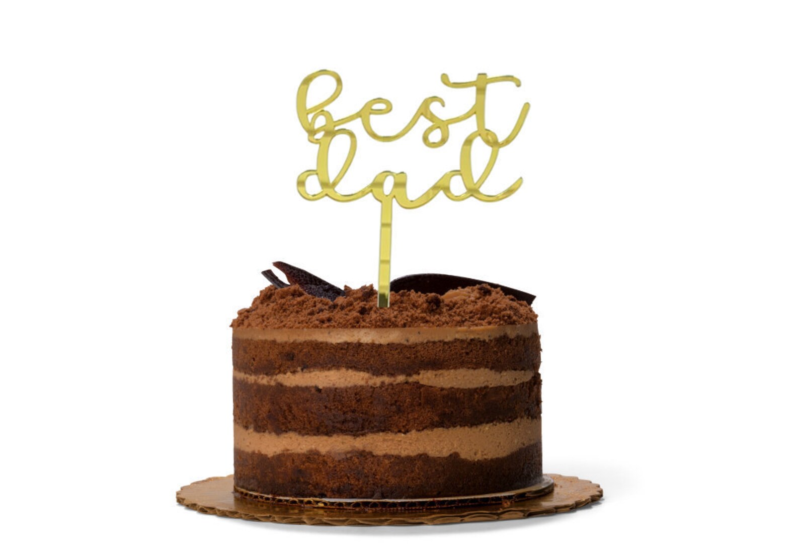 Best Dad Cake Topper* Father's Day Acrylic Cake Topper* Dad Birthday ...