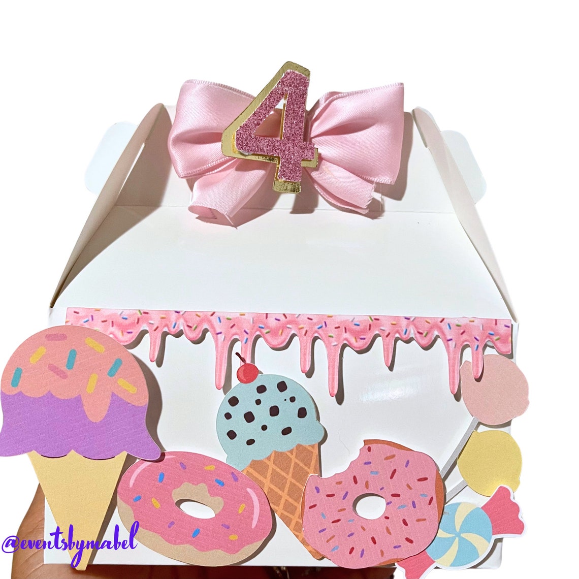 Candy Land Party • Candyland Favor Box • Candyland Gable Box • Ice ...